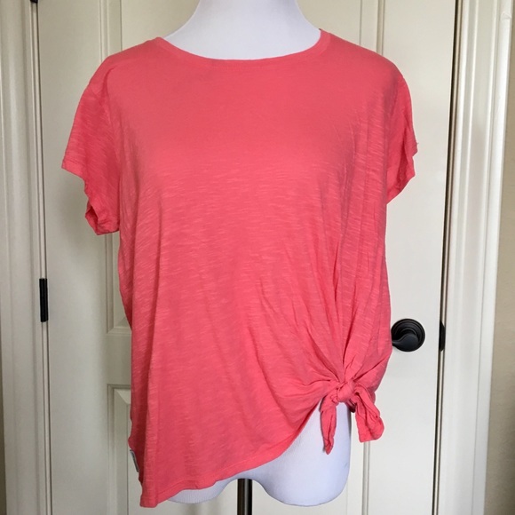 Calvin Klein Jeans | Tops | Calvin Klein Coral Colored Top Large | Poshmark
